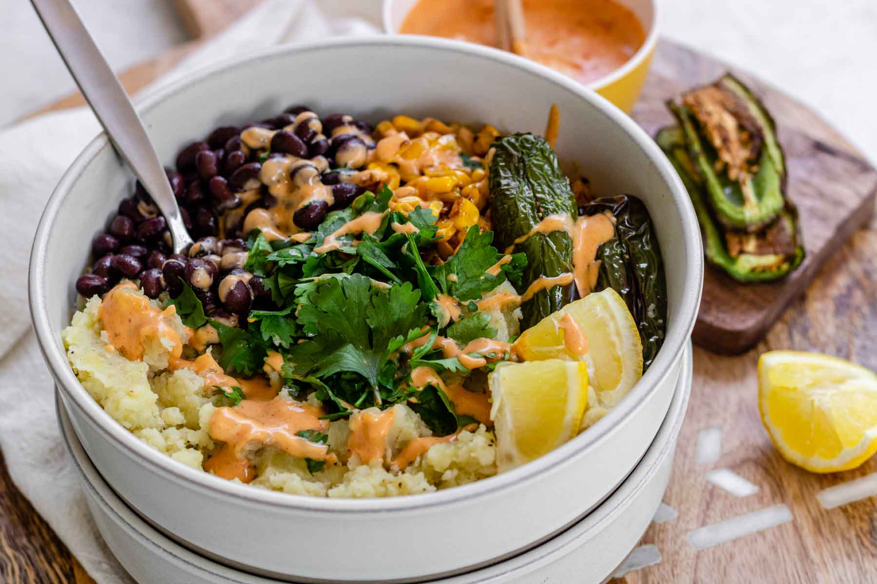 Loaded Potato Bowl | Vegan - My Plant Based Bowl