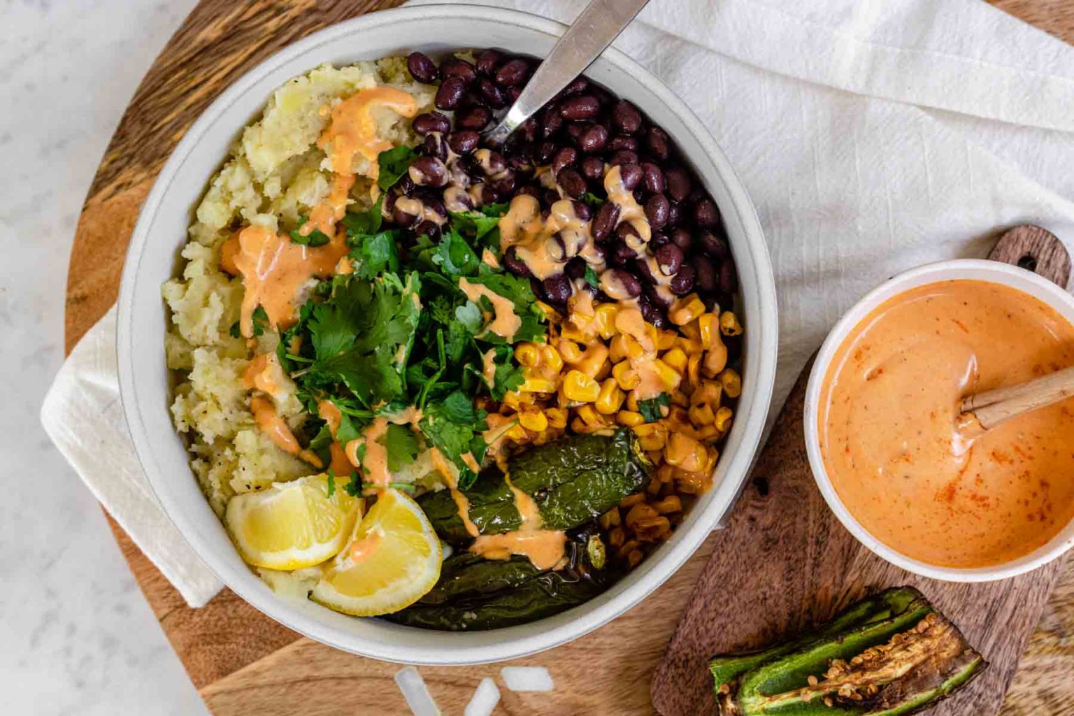 Loaded Potato Bowl | Vegan - My Plant Based Bowl