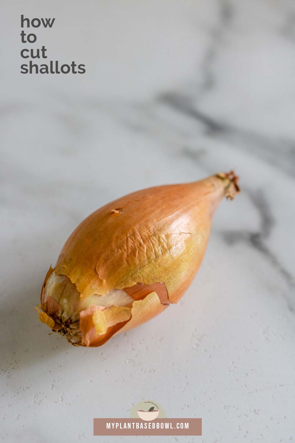 How to Cut Shallots - My Plant Based Bowl