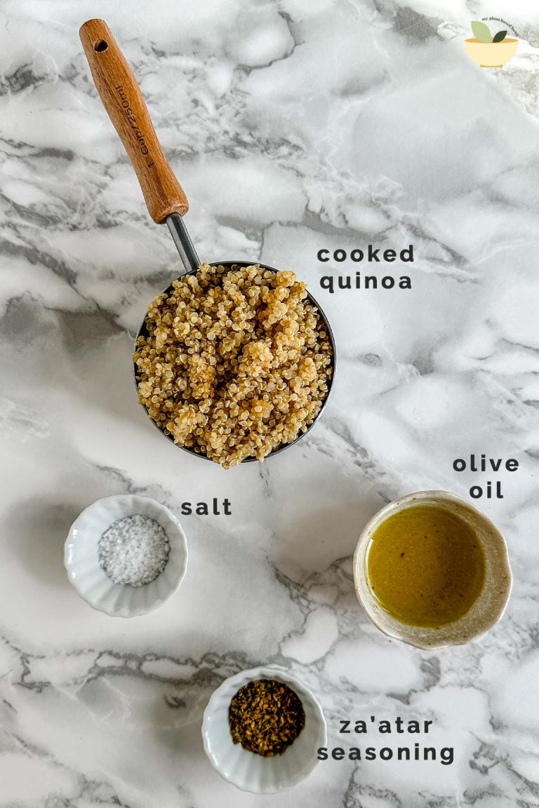 Toasted Quinoa Recipe for a Crunchy Salad Topping - My Plant Based Bowl