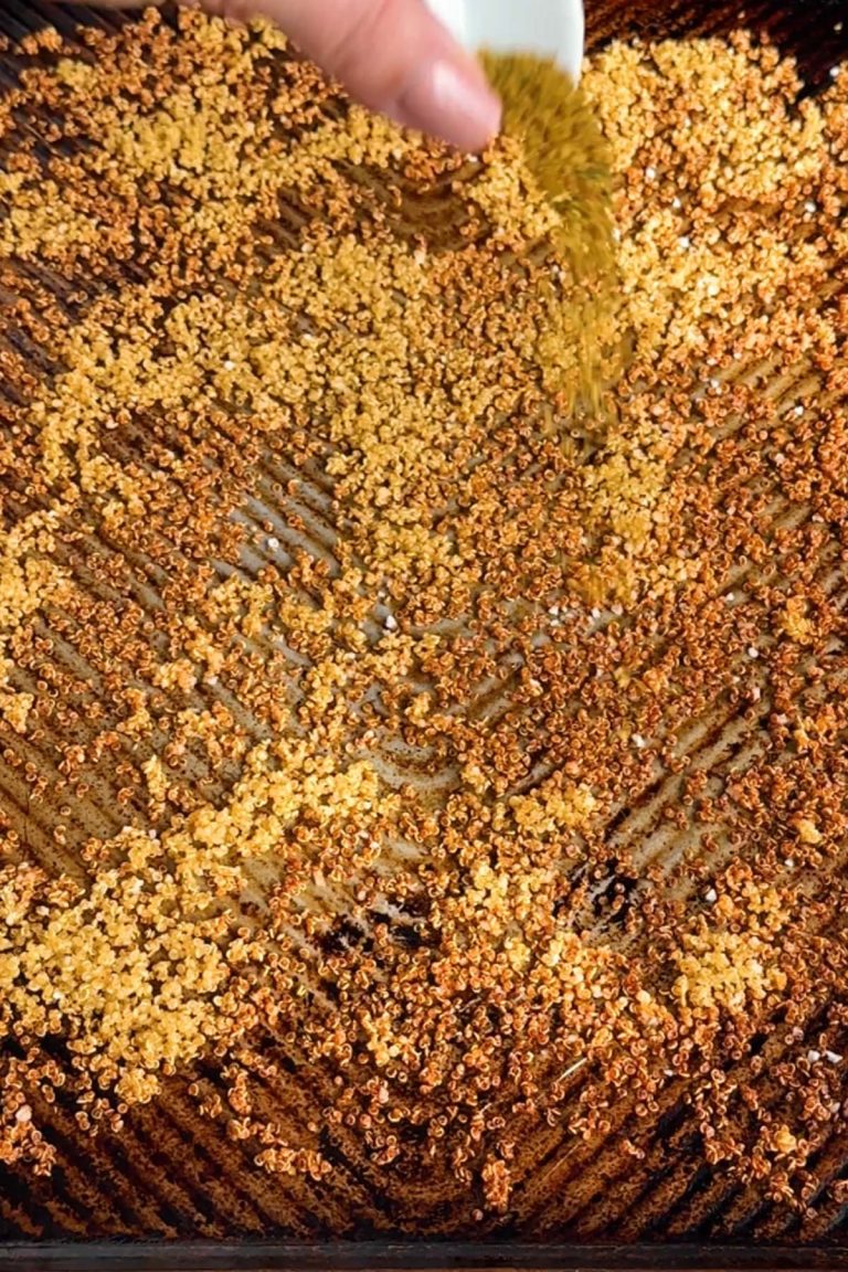 Toasted Quinoa Recipe for a Crunchy Salad Topping - My Plant Based Bowl