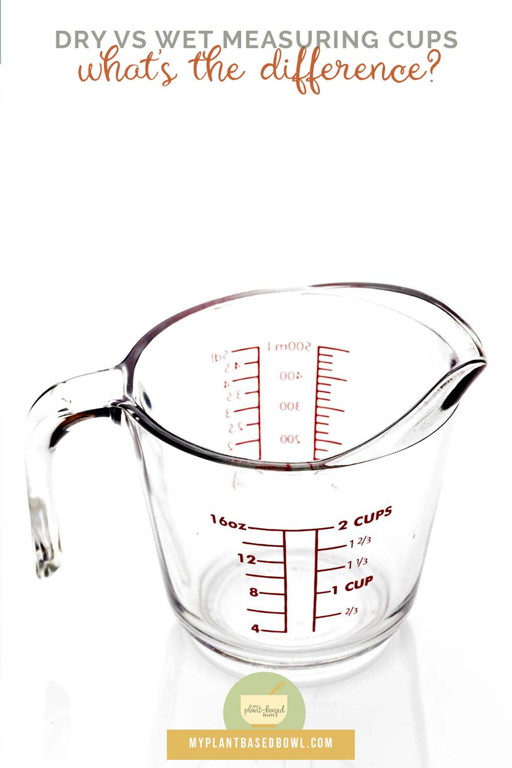 Dry vs wet measuring cups: What’s the difference? - My Plant Based Bowl